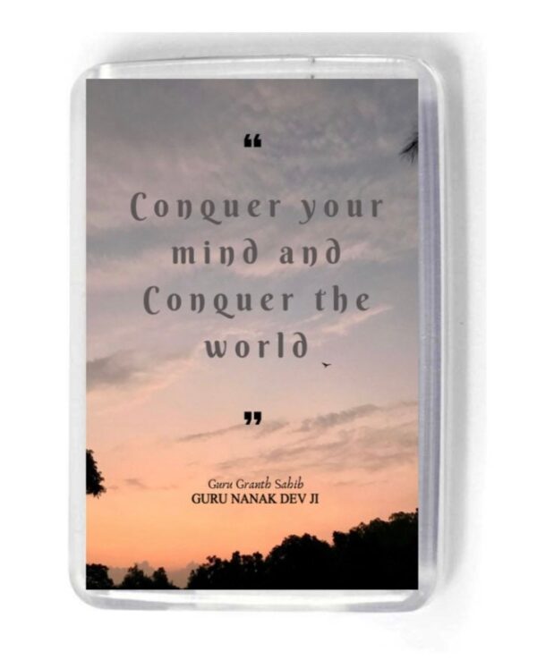 Conquer your mind and conquer the world - Sikhi Creations